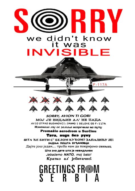 sorry we didn t know it was invisible — serbian poster propagandopolis