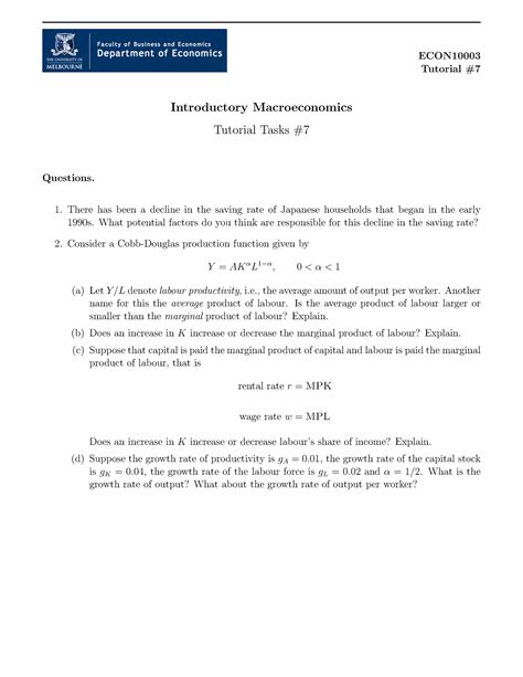 tutorial tasks 7 1 practical 7 1 practical 7 1 econ tutorial introductory macroeconomics