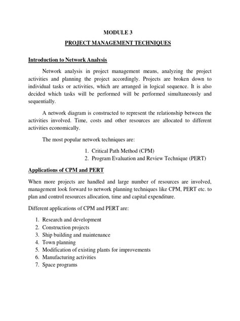 Industrial Management Cpm Pert Transportation Pdf Mathematical