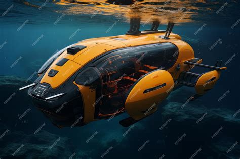 Premium Ai Image Autonomous Underwater Exploration Vehicles