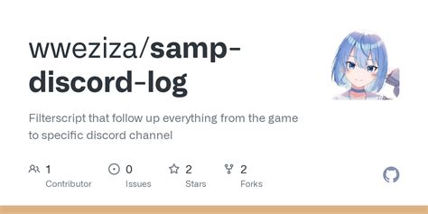 github wweziza samp discord log filterscript that follow up