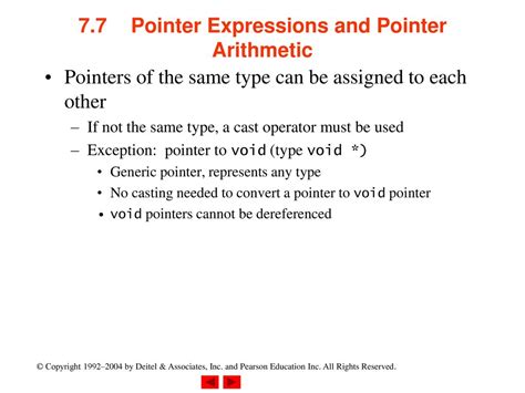 Chapter 7 Pointers Outline 71 Introduction Ppt Download