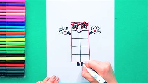 Numberblocks How To Draw Numbers Easy Drawings Dibujos Faciles Images And Photos Finder