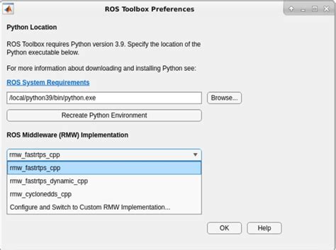 ros 2 시작하기 matlab and simulink