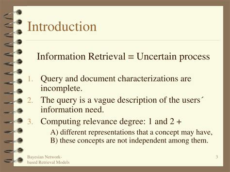 Ppt An Overview Of Bayesian Network Based Retrieval Models Powerpoint