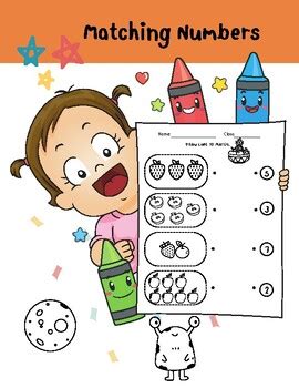 Matching Numbers To 10 Objects To 10 Number Activity By Patsuda Wongsanaow