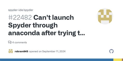 Cant Launch Spyder Through Anaconda After Trying To Install Jupyter Package · Issue 22482