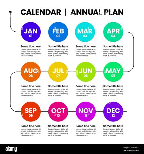 Infographic Template With 12 Options Or Steps Calendar Can Be Used For Workflow Layout