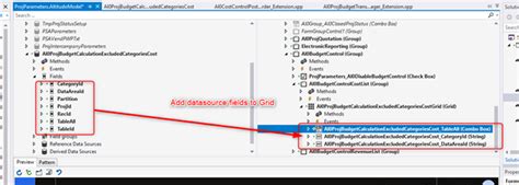 ax d365fo create a form grid and implement some event rules ax