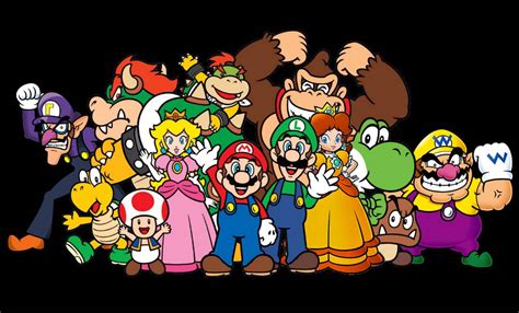 Super Mario Brothers And All Characters By Nicholasblasi On Deviantart