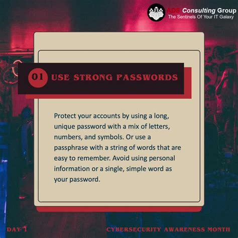 Ads Consulting Group Ads Cloud On Linkedin Cybersecurity Starts With You First 7 Days Of