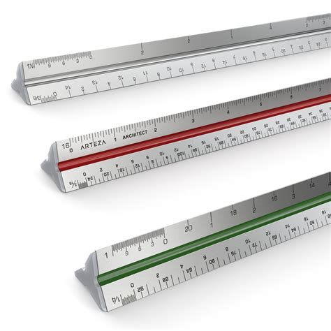 Triangular Architect Scale Ruler 12 Architect Scale Ruler Arteza Architect