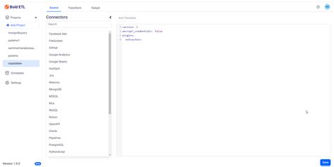 Copy Tables And Apply Transformation Using Bold Etl Before Visualisation In Bold Bi