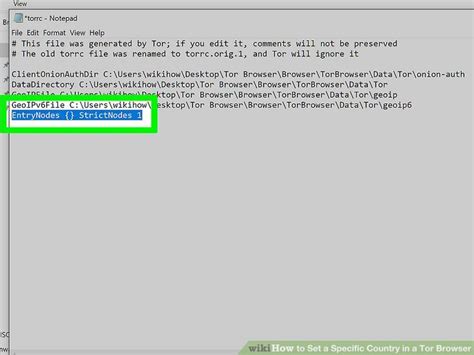 How To Set A Specific Country In A Tor Browser 12 Steps