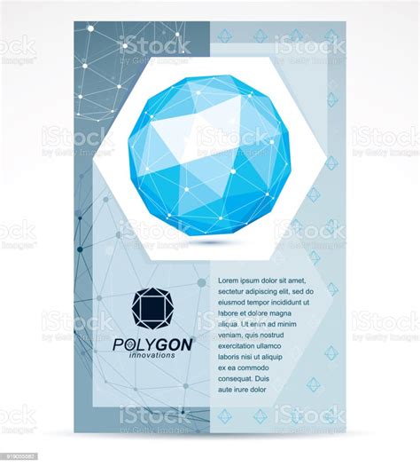 통신 기술 사업 협동조합 고객 우대 템플릿입니다 그래픽 벡터 일러스트입니다 기술 추상 블루 모양 다각형 그림입니다 0명에 대한 스톡 벡터 아트 및 기타 이미지 Istock