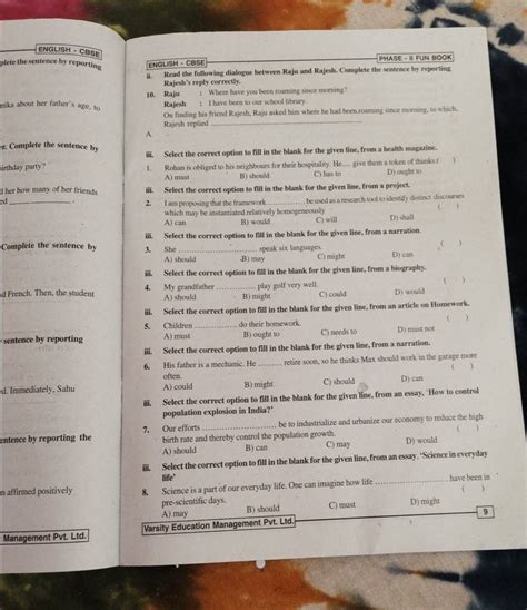 Select The Correct Option To Fill In The Blank For The Given Line From A