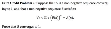 solved suppose that a is a non negative sequence converging
