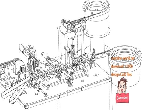 Industrial 3d Model Lock Assembly Machine Machine World