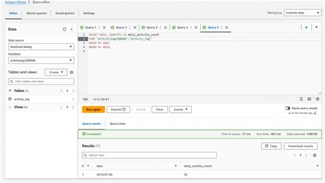 Guided Lab Amazon Athena Data Querying And Table Creation Tutorials Dojo
