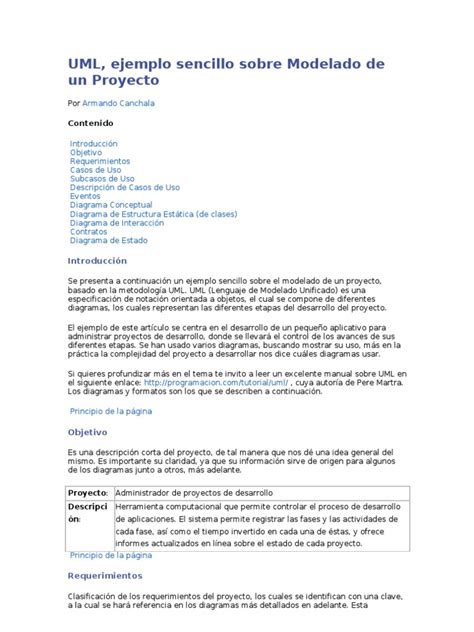 Ejemplo Aplicacion Uml Pdf Objeto Informática Caso De Uso