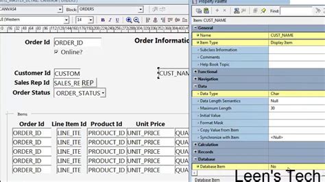 Oracle Forms 10g Tutorial In Bangla Display Items Youtube
