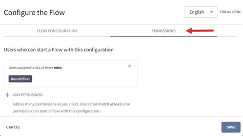 Configure A Flow