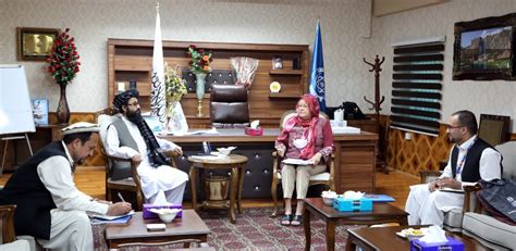 دیدار معین امور کار با سرپرست و مسوول پروژهٔ معیارهای جهانی سازمان بین‌‌المللی کار در افغانستان