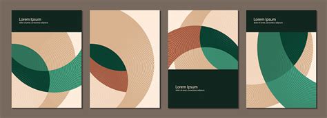 기하학적 요소가 있는 다양한 추세의 레이아웃 또는 템플릿 집합입니다 추상적 인 모양의 콜라주 잡지 전단지 광고판 판매 엽서 벡터 0명에 대한 스톡 벡터 아트 및 기타 이미지