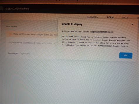 Server Error Unable To Deploy I Am Using Humanitarian Server Kindly
