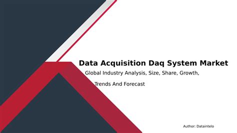 Data Acquisition Daq System Market Report Global Forecast From 2025 To 2033