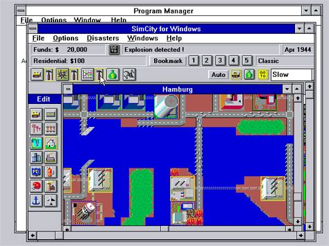 Screenshot Of Simcity Classic Windows 3x 1992 Mobygames