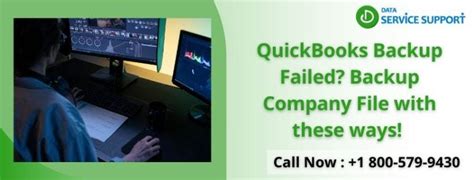 quickbooks backup failed — backup company file with follow these steps