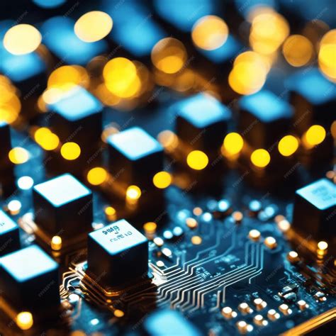 Premium Ai Image Advanced Technology Visualization Circuit Board Cpu Processor Microchip