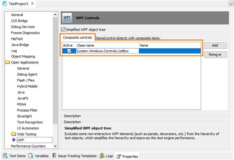 Support For Wpf Control Templates Testcomplete Documentation