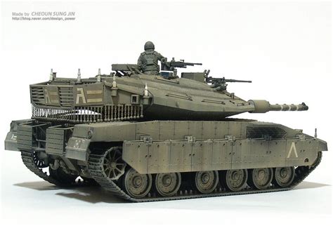 Mmz Merkava Mkiv Lic 군용 탱크 군용 차량 제품