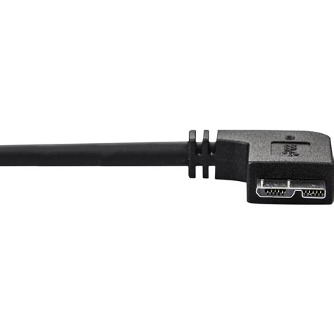 Startech Com 0 5m 20in Slim Micro Usb 3 0 Cablem Musb 3 0 A To Left Angle Micro Usbusb 3 1 Gen