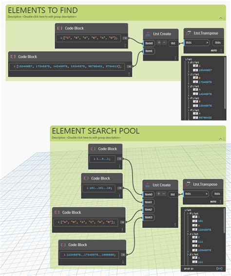 Find Items In List Using Two Nested List Values Lists Logic Dynamo