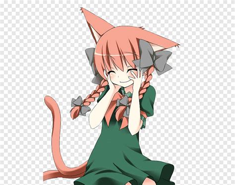 Chibis 베이지 색 머리 고양이 소녀 캐릭터 아트 Png Pngegg