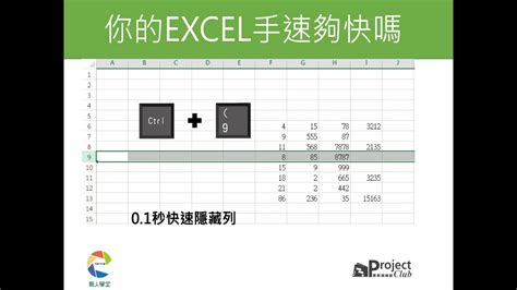 Excel實用快捷鍵教學 好用excel快捷鍵 實用excel快捷鍵 Youtube