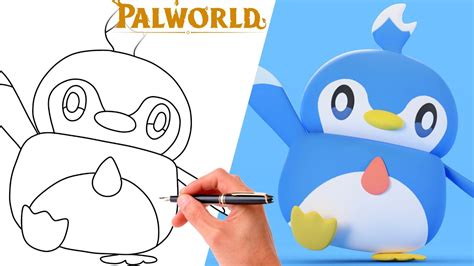 How To Draw Pengullet Pal From Palworld Palworld Drawing Youtube