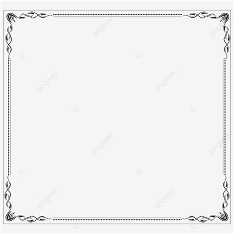 Boder Art Victor Vector Boder Cartificate Frame Png And Vector With