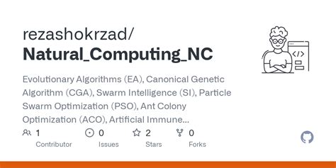Github Rezashokrzadnaturalcomputingnc Evolutionary Algorithms Ea Canonical Genetic