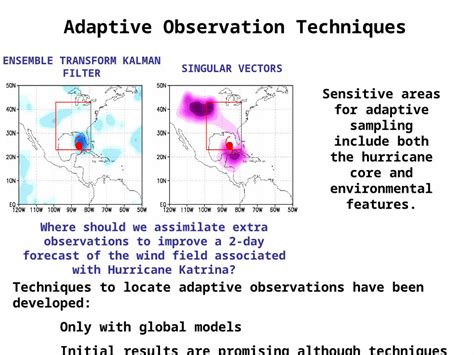 Ppt Adaptive Observation Techniques Ensemble Transform Kalman Filter