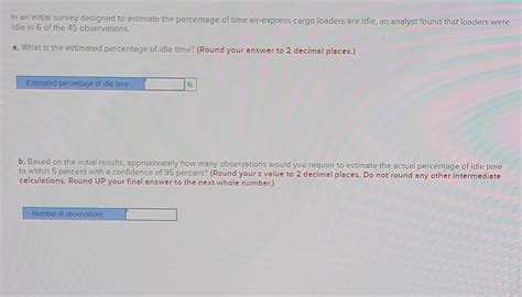 solved in an initial survey designed to estimate the