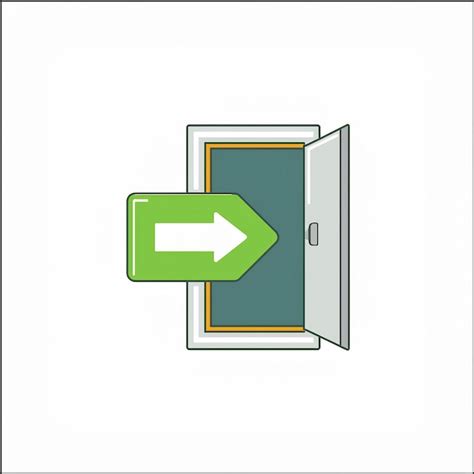 Exit Icon Premium Ai Generated Vector