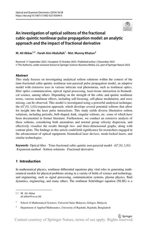An Investigation Of Optical Solitons Of The Fractional Cubic Quintic Nonlinear Pulse Propagation