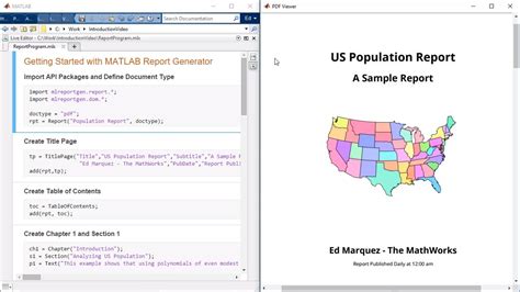 Report Generation Matlab And Simulink