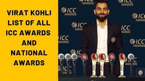 List Of All National And Icc Awards Won By Virat Kohli Cricket News Stats And Records Fantasy