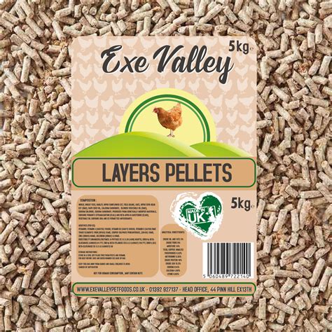 Exe Valley Layers Pellets 5kg Exe Valley Pet Foods Trade Site