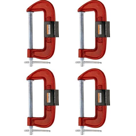 Kit Com 10 X Grampo Sargento Leve Tipo C Starfer 6 Polegadas Marceneiro 1 Black Friday Pontofrio